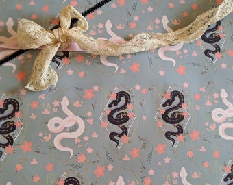 Snake Wrapping Paper - Etsy