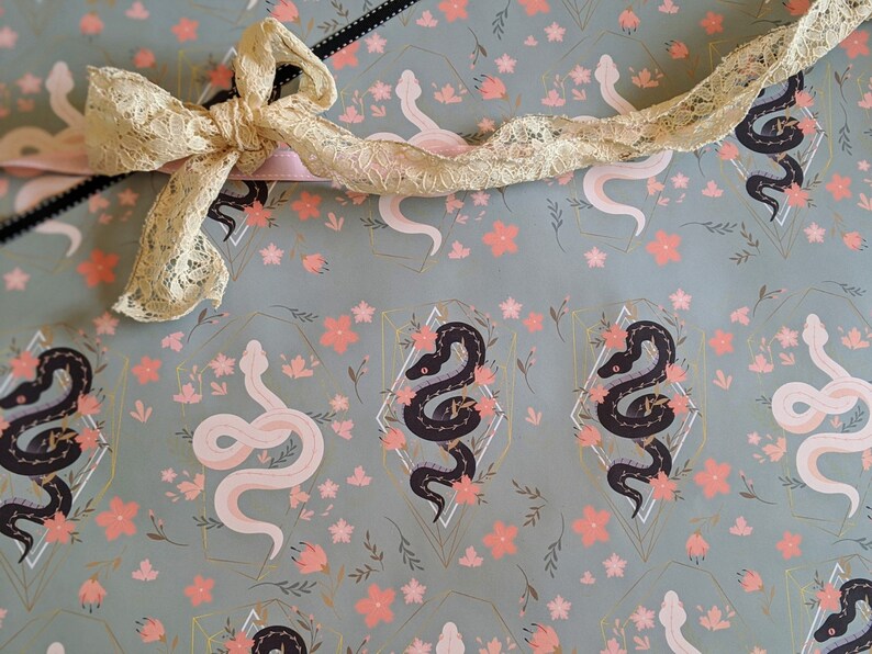 Snake Wrapping Paper - Etsy