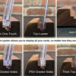 Custom Engraved Universal Trading Card Display - Proudly Display Your ...