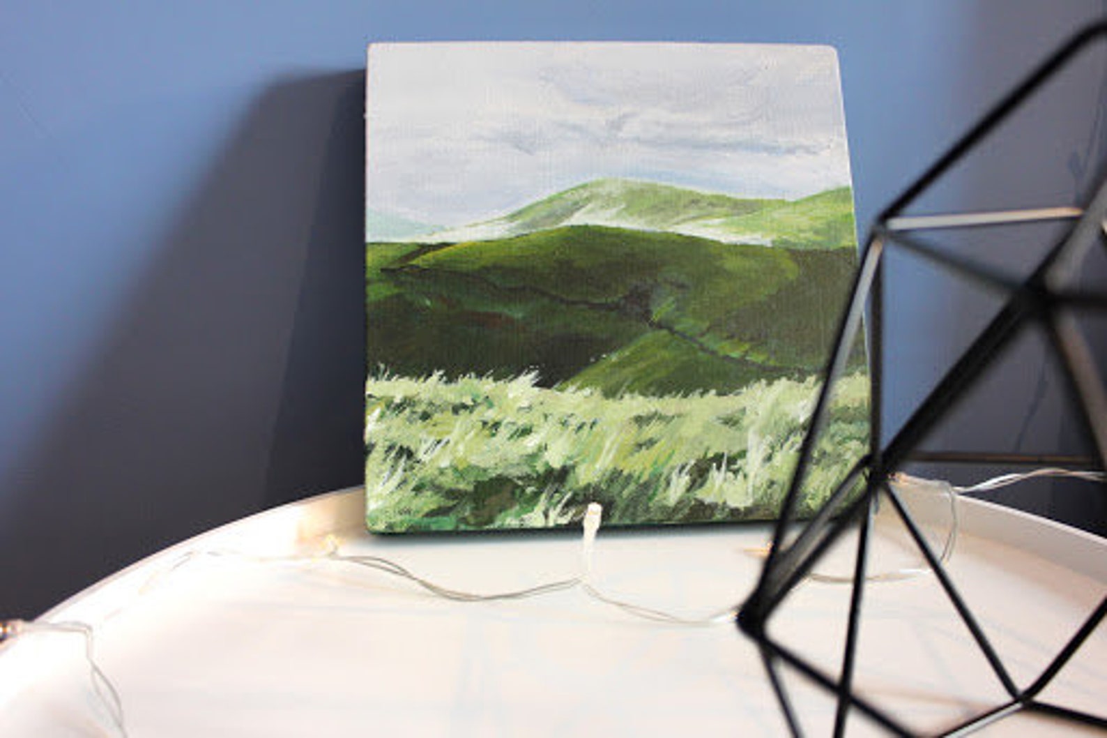 Small Acrylic Landscape, Art Wall Decor, Fine Artwork, Painting on ...