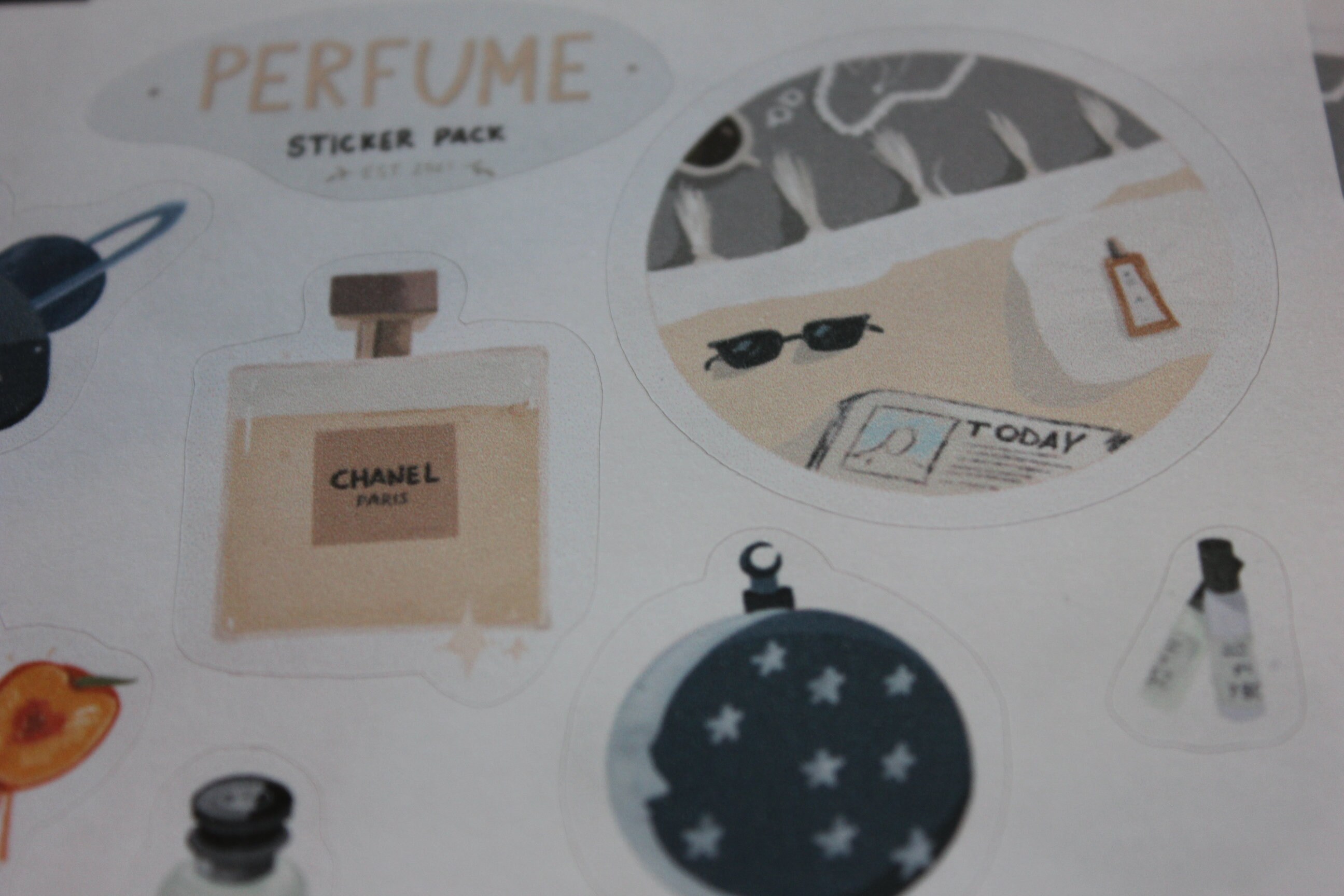 Perfume Stickers, Fancy Stickers, Aesthetic Stickers, Glamorous ...