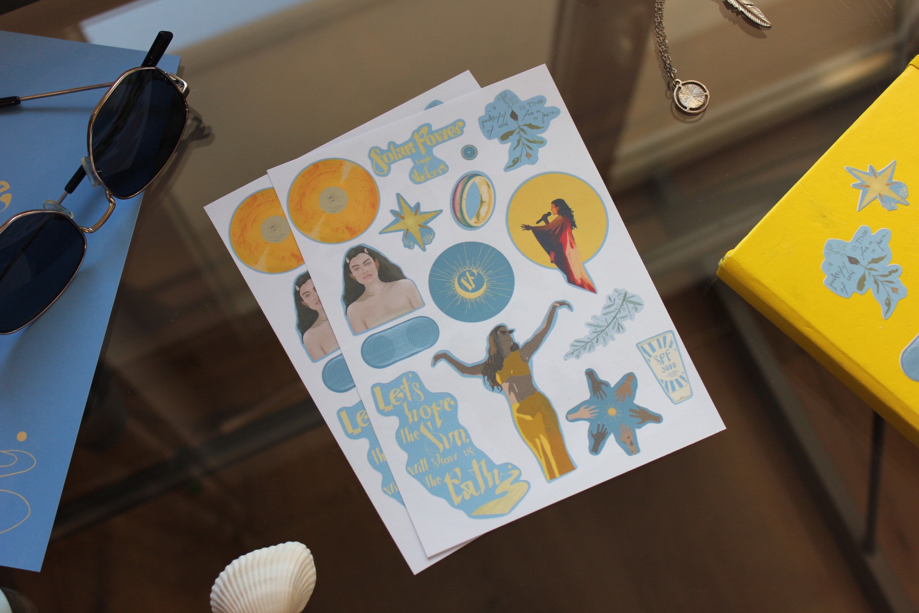 Lorde Stickers, Solar Power Stickers, Solar Power Album, Lorde ...