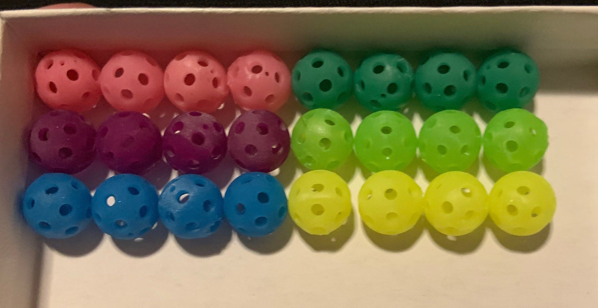 24 Pickleballs for Crafts (6 Sets of 4 Colors) - Etsy