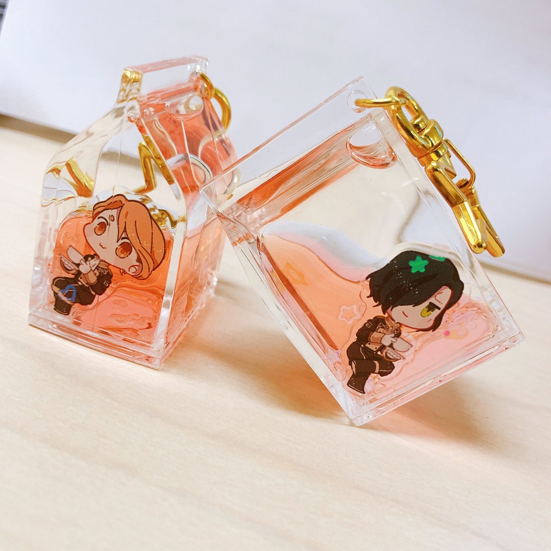 Hubert & Ferdinand Oil Acrylic Pendant - Etsy