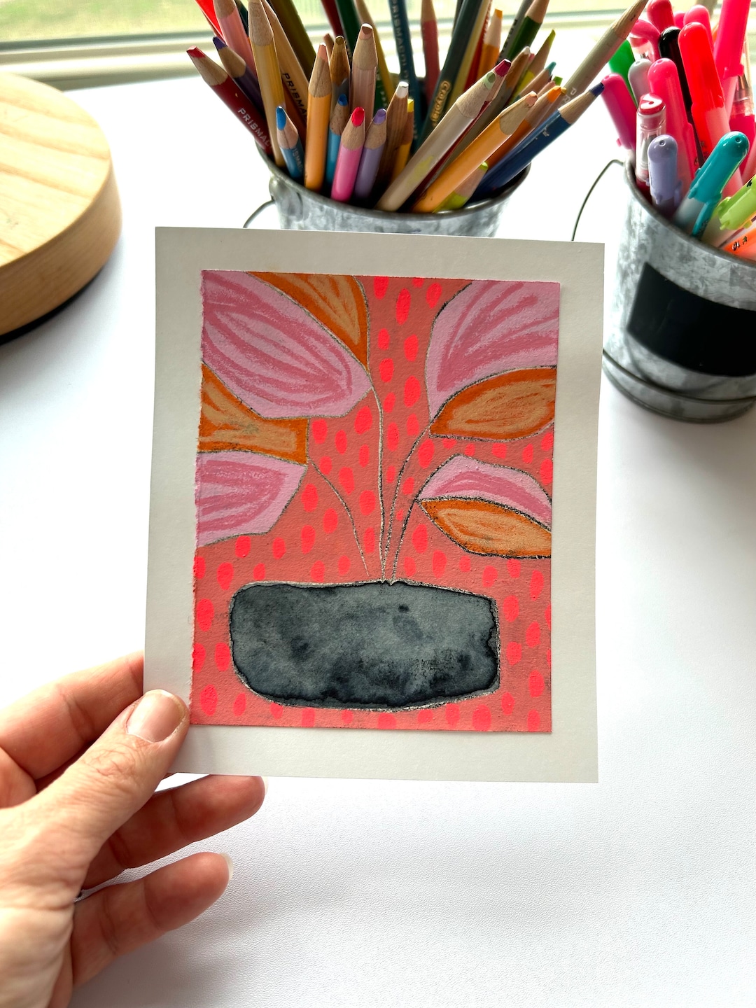 Original Art, Small Wall Art, Wall Gallery Painting, Contemporary Art ...