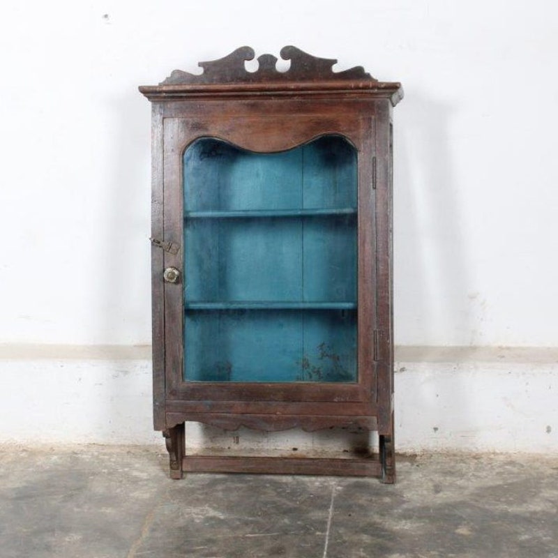 Antique Wall Cabinet - Etsy