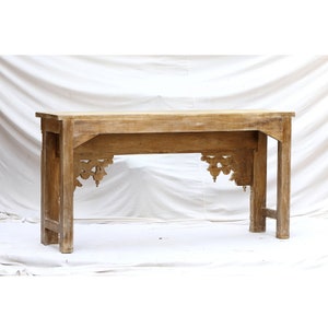 Indian Teakwood Console Table - Etsy