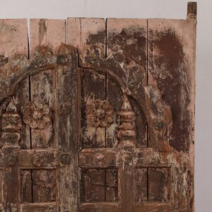 Antique Indian Painted Teakwood Window on Iron Stand - Etsy