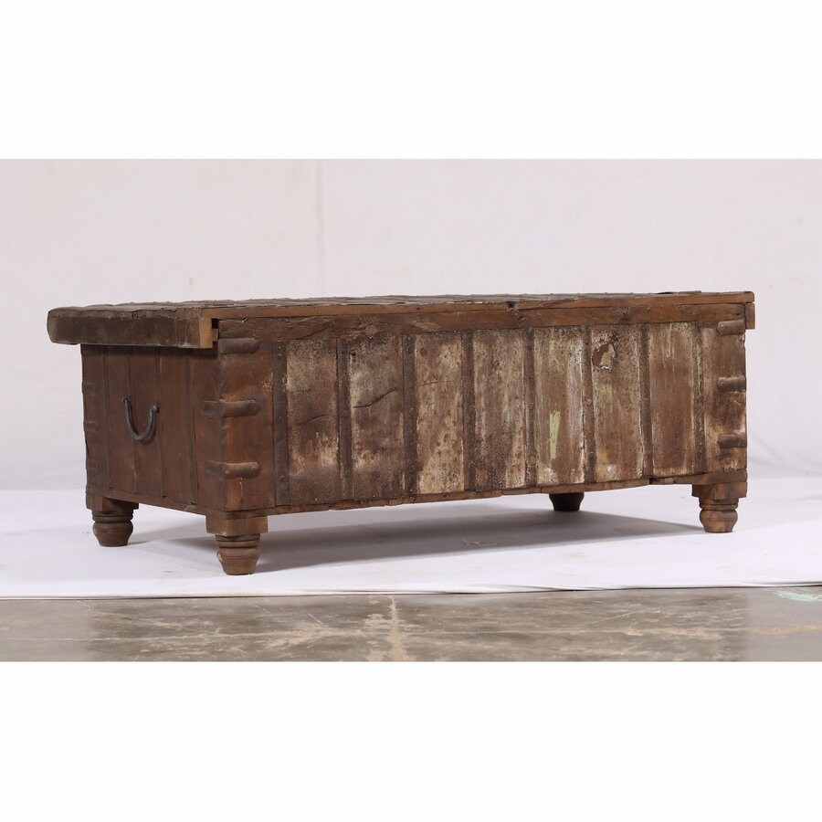 Antique Indian Painted Pitara Chest Coffee Table | Etsy