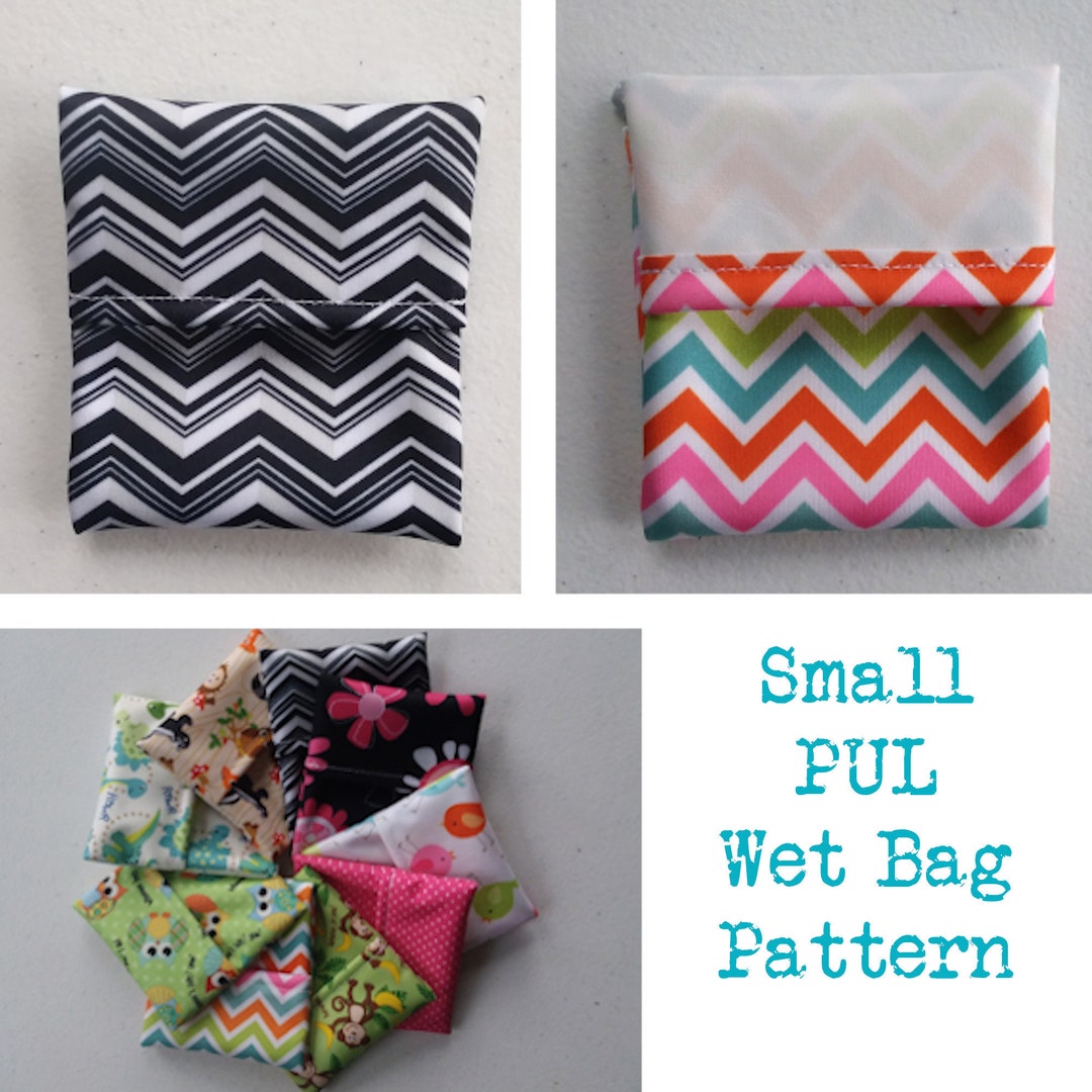Small PUL Wet Bag Pattern -- Optional Snap - Etsy