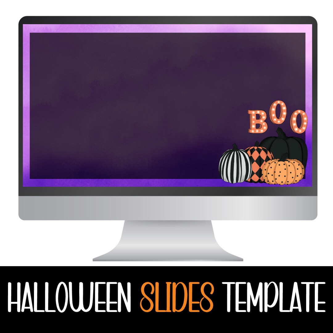 Halloween Themed Google Slides: Classroom Templates (digital Download ...