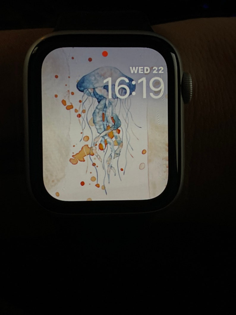 Apple Watch Face Jellyfish Wallpaper Ocean Apple Watch Face - Etsy