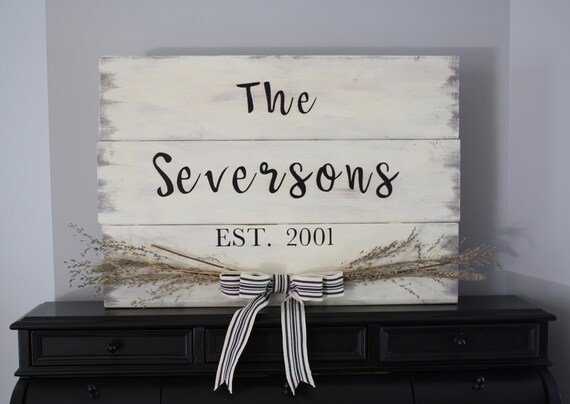 Personalized Rustic Hanging Sign Wall Hangings Wall Decor etna.com.pe