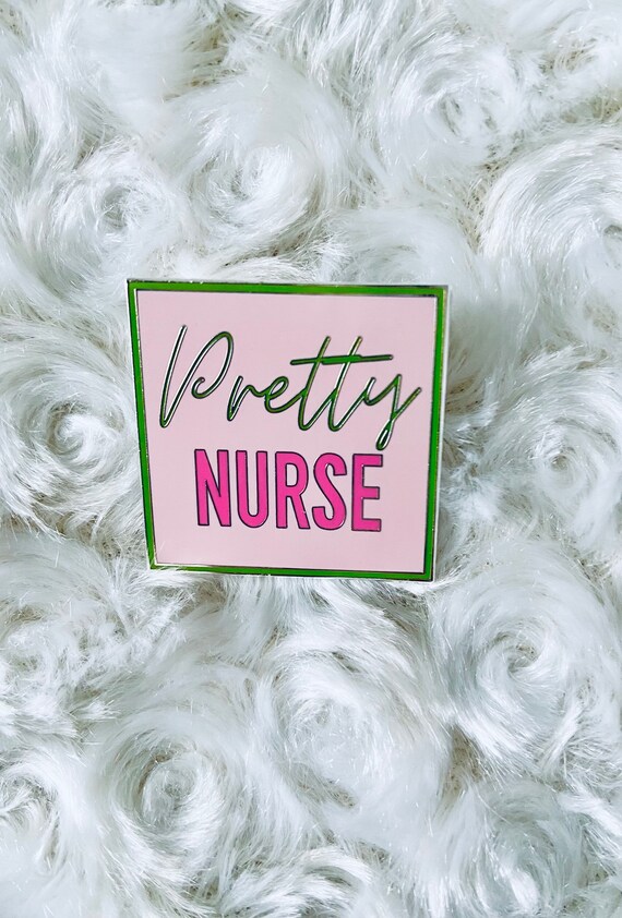 Pretty Nurse Enamel Lapel Pin AKA Nurse Gift | Etsy