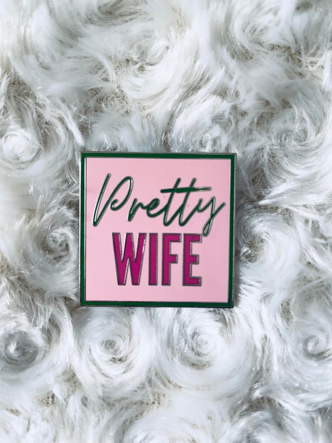 Pretty Wife Enamel Lapel Pin - Etsy