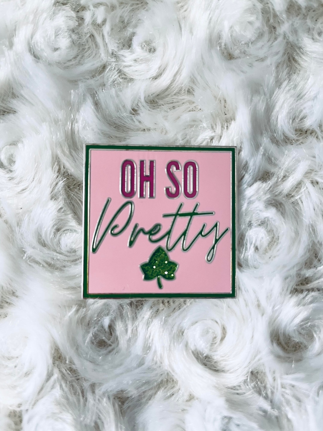 Pretty, Oh so Pretty Enamel Lapel Pin - Etsy