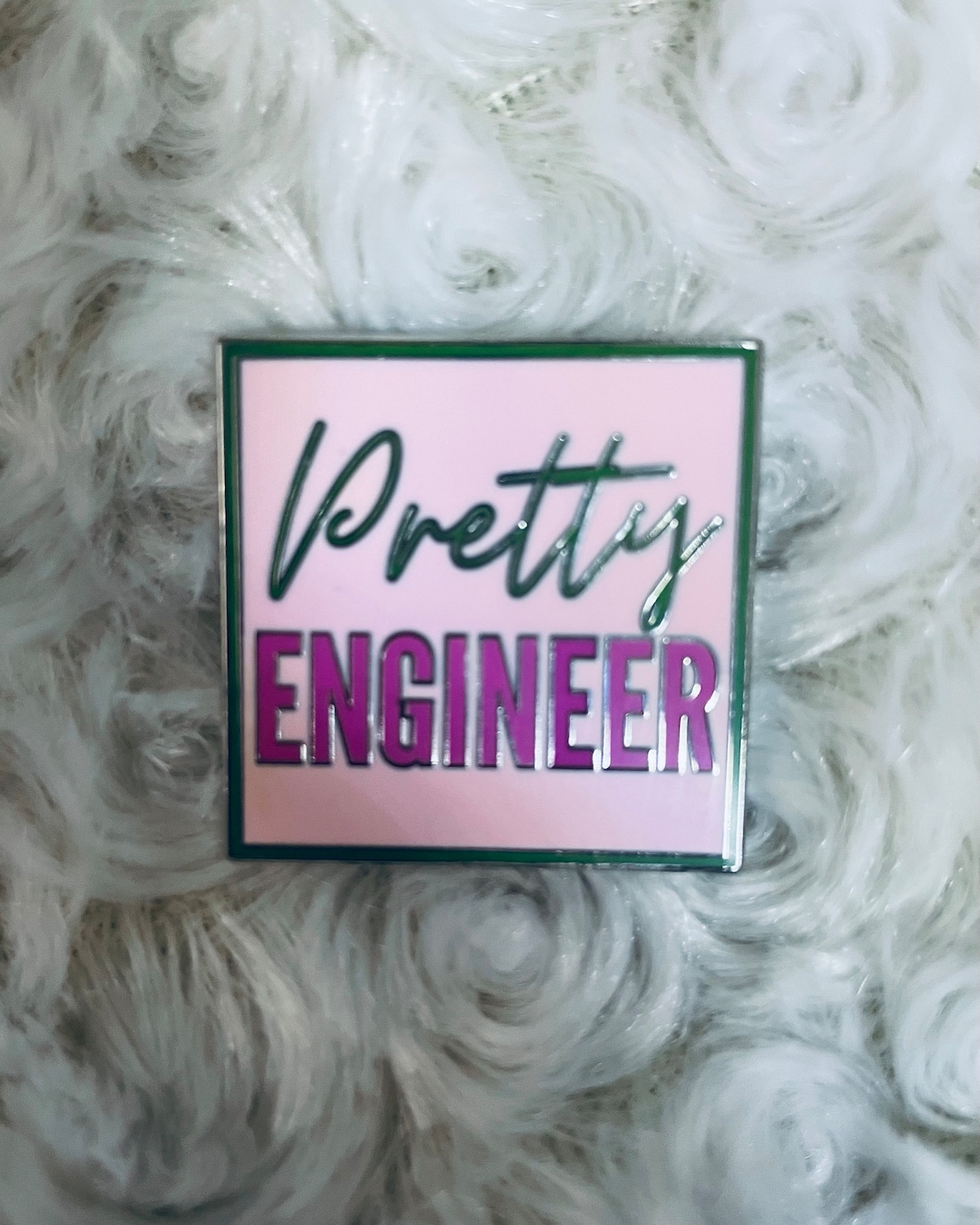 Pretty Engineer Enamel Lapel Pin - Etsy