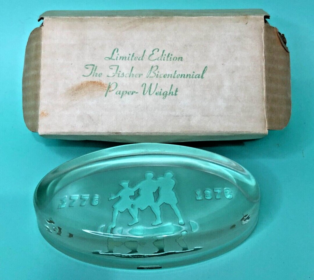 Limited Edition the Fischer Bicentennial Paper Weight Paperweight ...