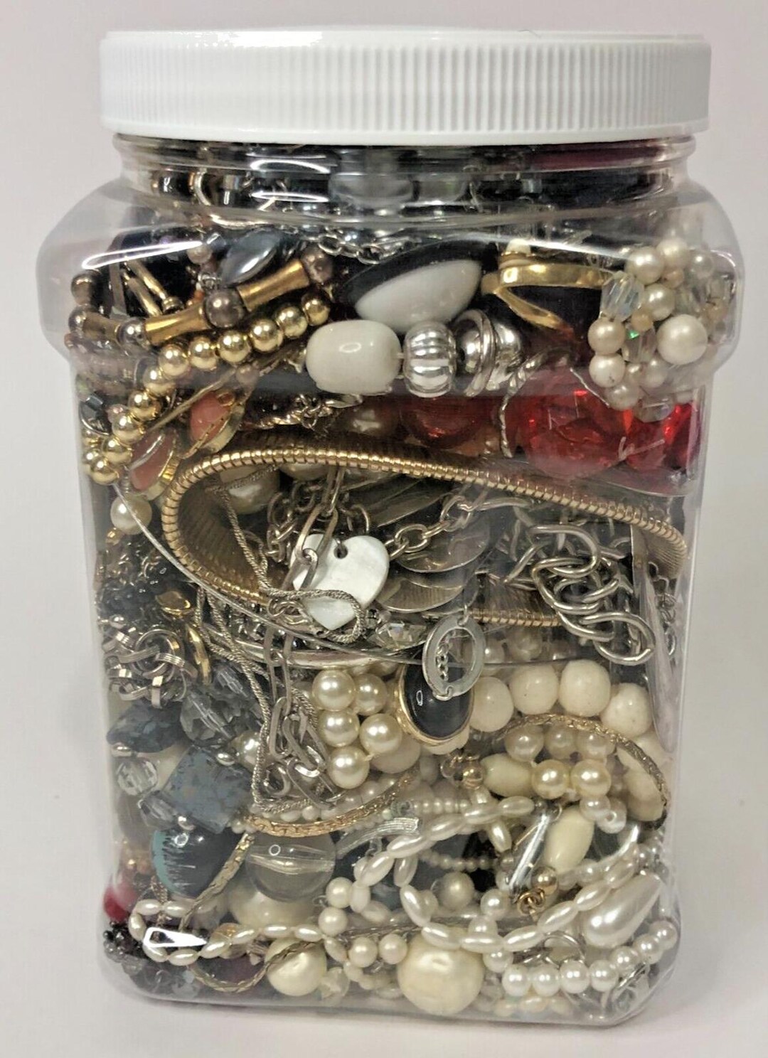 5 LBS Vintage to Now Craft Junk Scrap Jewelry Lot Harvest Repurpose ...