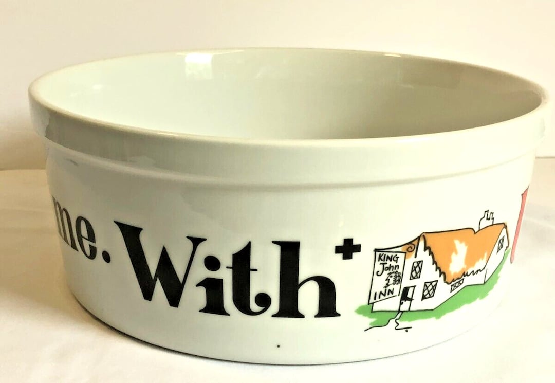 Vintage Rebus Picture Word Puzzle Taste Setter Casserole Bowl Within ...