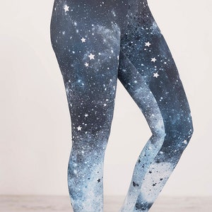 Moon Phases Athleisure Leggings With Zodiac Constellations - Etsy