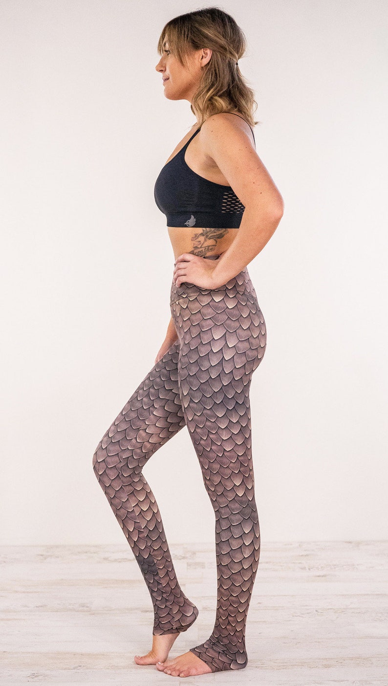 Dragon Scale Leggings Bronze Draconic Scaling Etsy