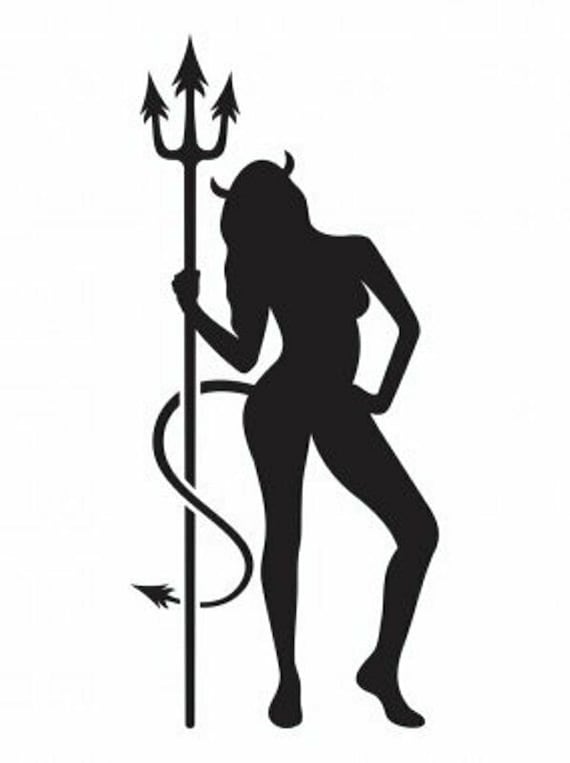 Devil Girl Svg Sexy Lady Svg Clipart - Etsy