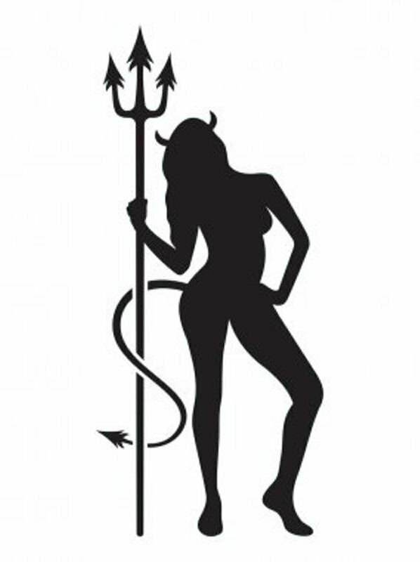 Devil Girl Svg, Sexy Lady Svg Clipart - Etsy
