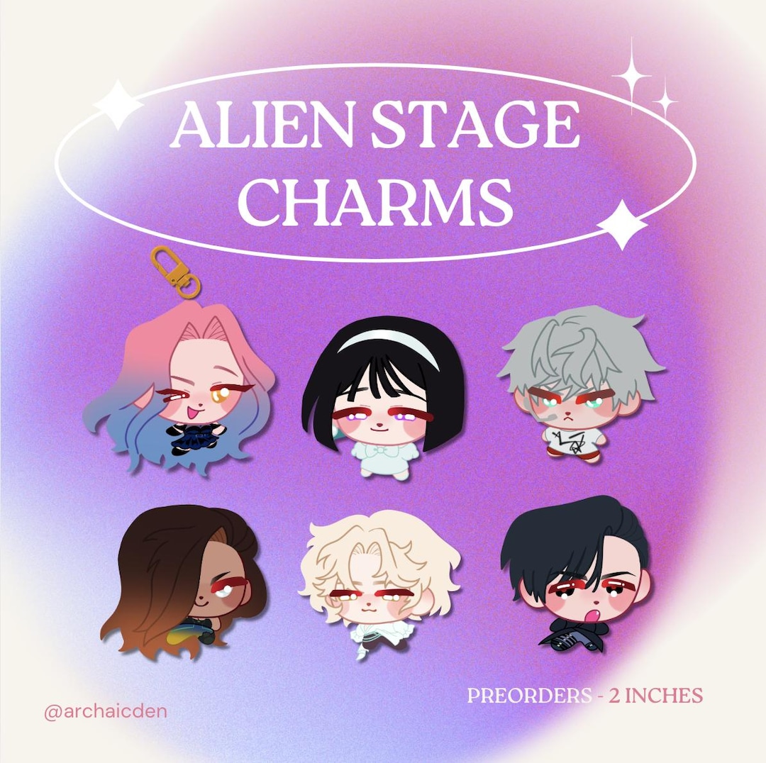 ALIEN STAGE CHARM - Mizi, Sua, Till, Ivan, Hyuna, Luka - Etsy