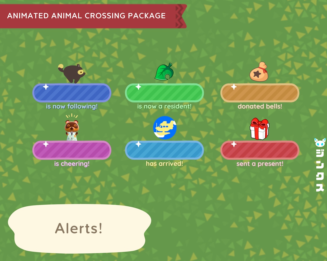 Animated Animal Crossing Stream Package - Etsy