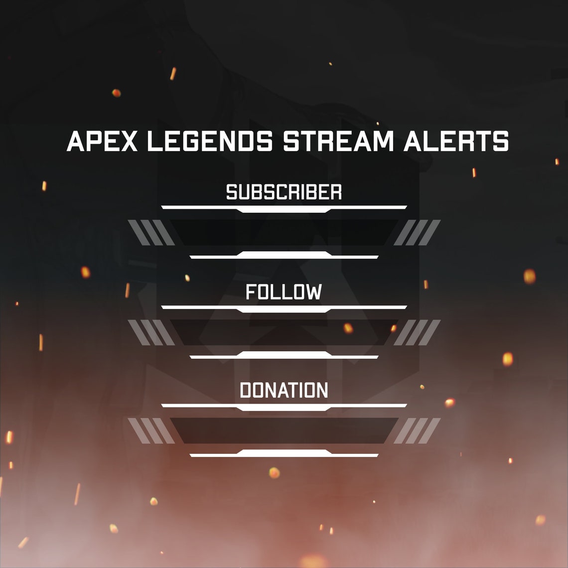 Animated Apex Legend Themed Stream Alerts - Etsy