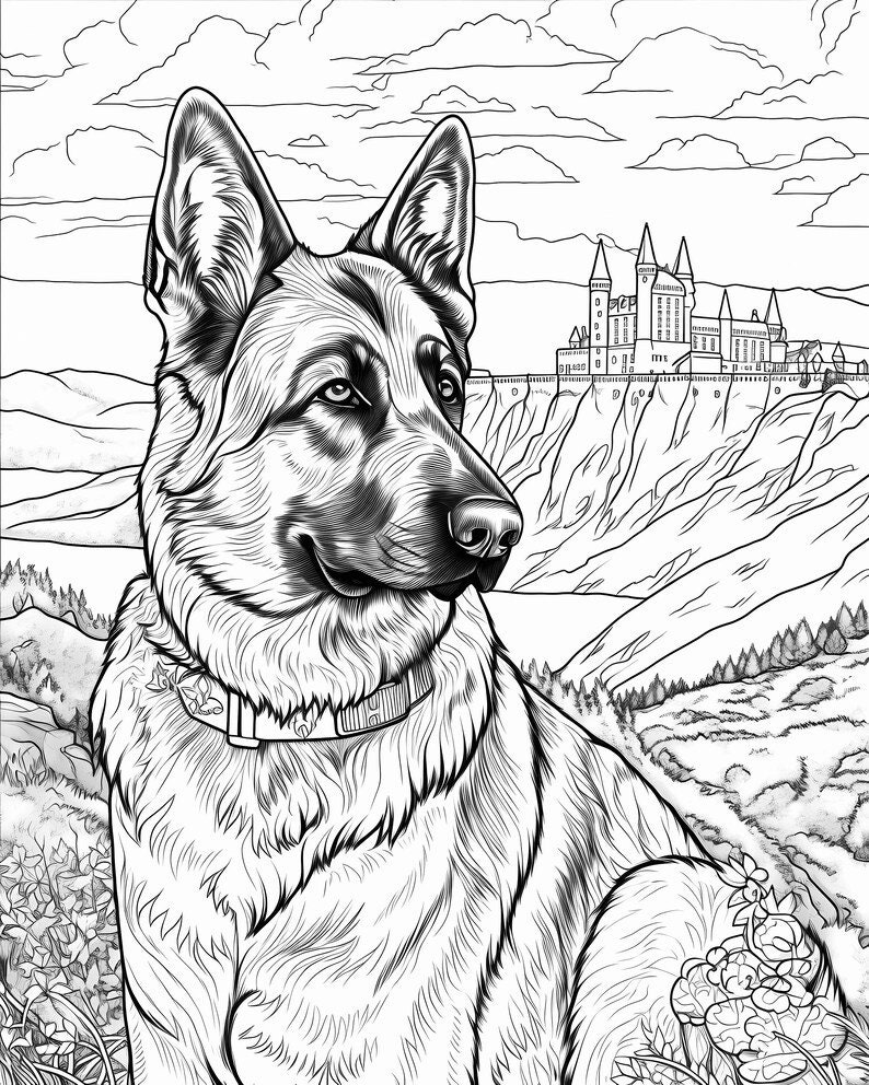 5 Dog Coloring Books Bundle Printable Digital Coloring Books for Kids ...