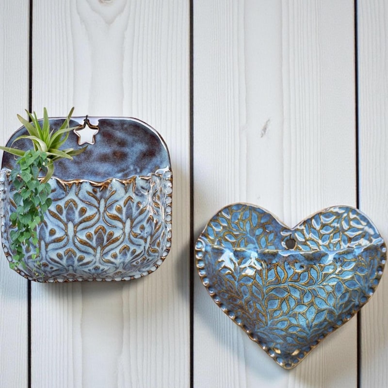Ceramic Wall Pockets - Etsy