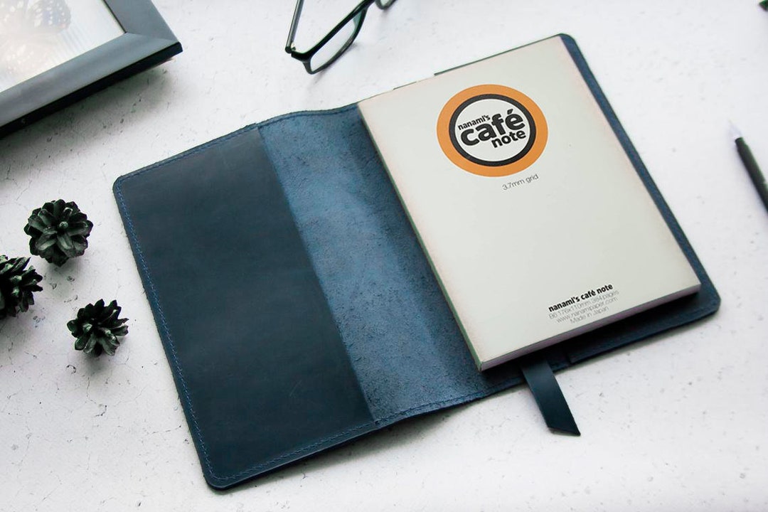 Nanami Cafe Notes Cover,b6 Slim Leather Cover,leather Notebook Cover,b6 ...