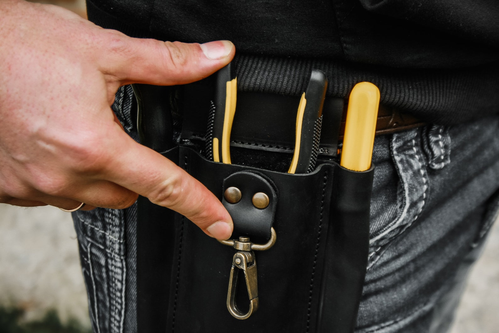 Tool pouchLeather tool pouchCustom leather tool pouchBelt | Etsy