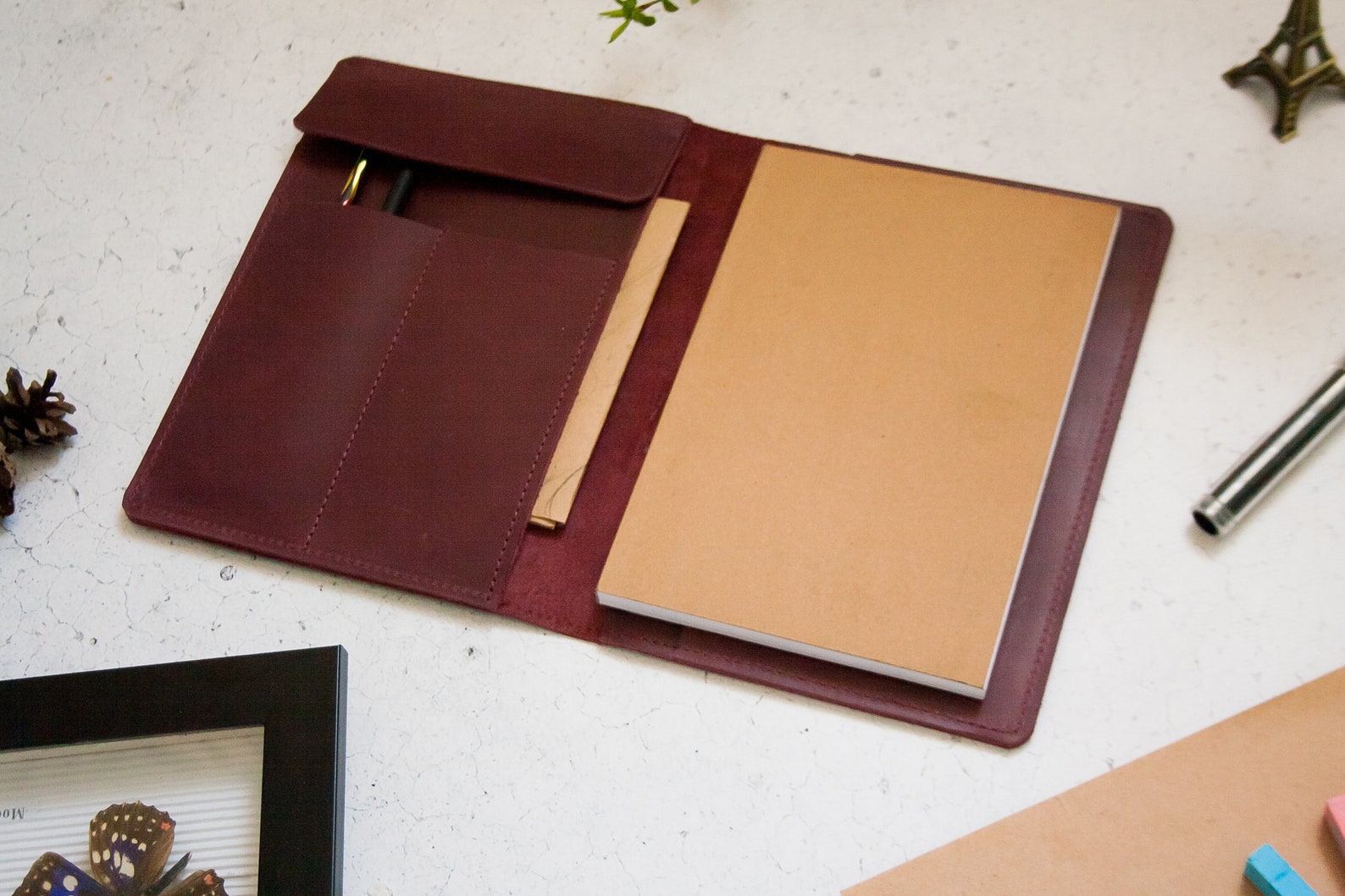 Refillable Leather Journal Coverplanner Cover A5leather | Etsy