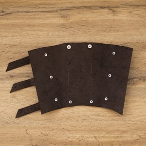 Leather Cuff Wallet, Leather Wrist Wallet, Leather Bracelet Card Holder ...