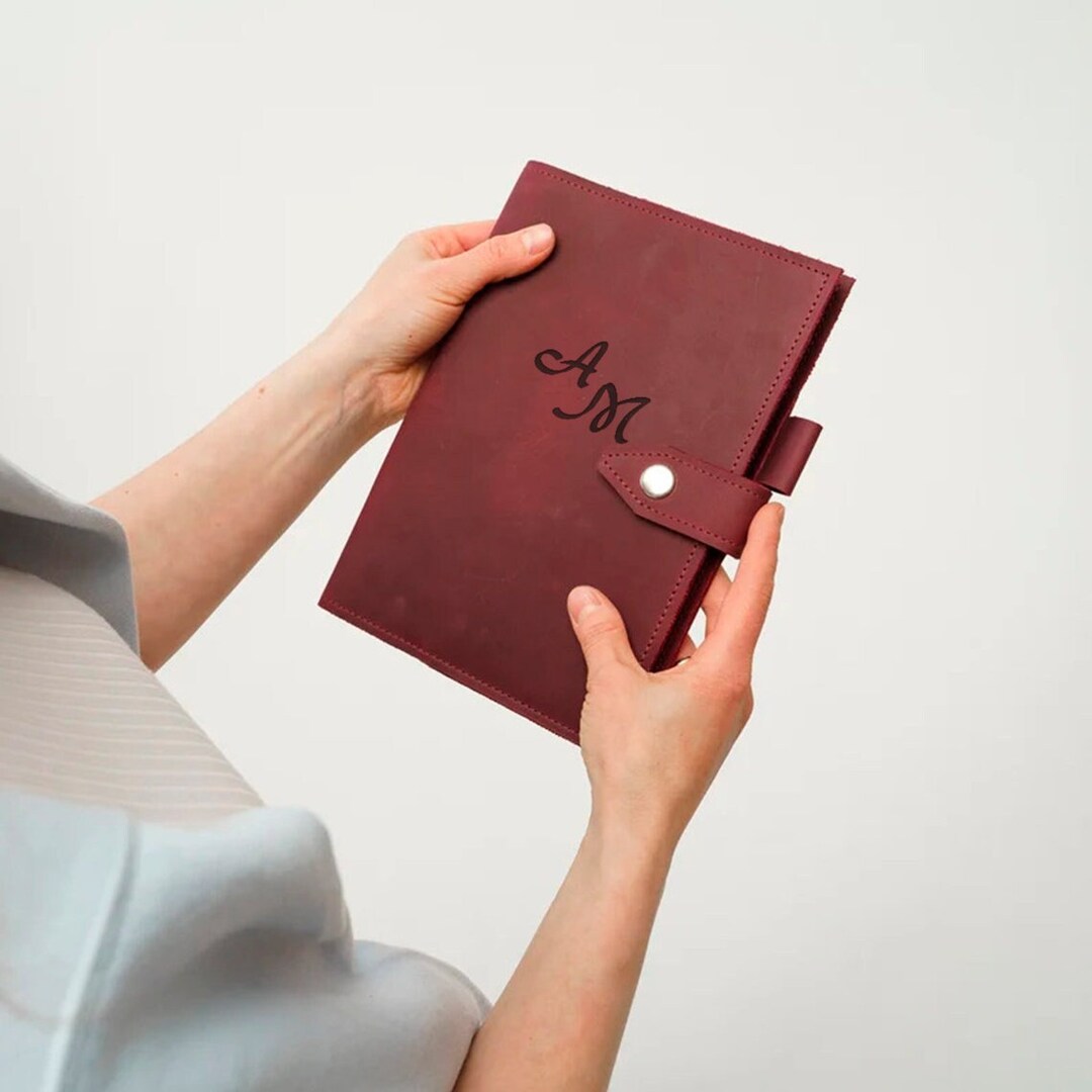 Burgundy Notebook, Burgundy Journal, Personalized Notebook for Women ...
