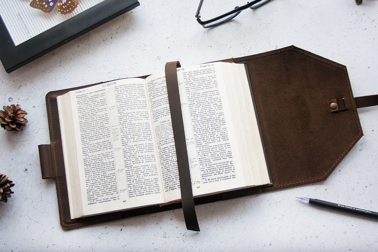 Wrapped Leather Bible Coverscripture Coverhandmade Bible - Etsy