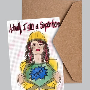 Women in Engineering Poster, Engineers Are Superheroes! Art Print Girls ...