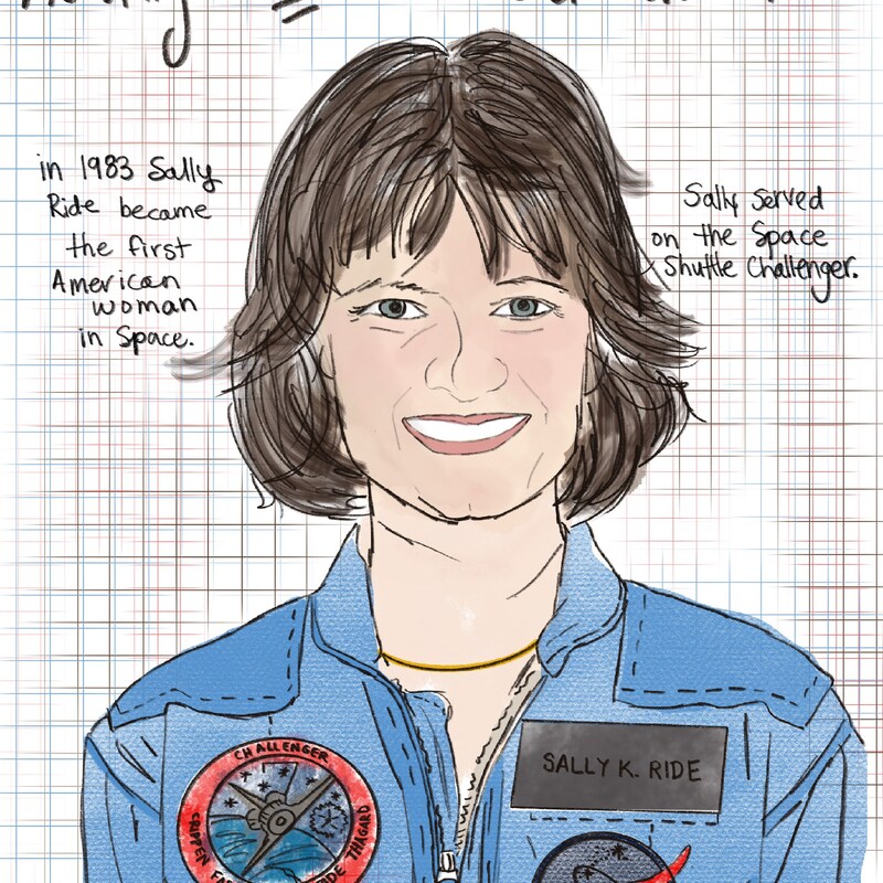 Sally Ride - Etsy