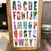 Kids Alphabet Artwork, Nursery Art, ABC Poster, Alphabet Art Letter ...