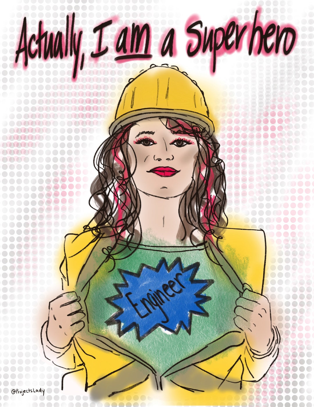Women in Engineering Poster, Engineers Are Superheroes! Art Print Girls ...