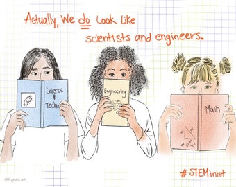 Women in Stem Poster - Etsy