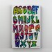 Funky Kids Alphabet Artwork, Nursery Art, Modern ABC Poster, Alphabet ...