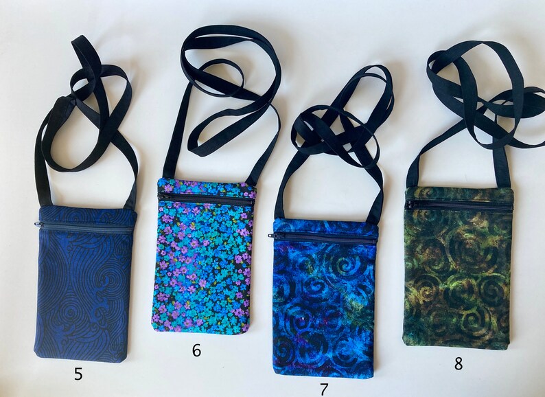 Cell Phone Crossbody Zipper Case Fabric Iphone Pouch Hands - Etsy