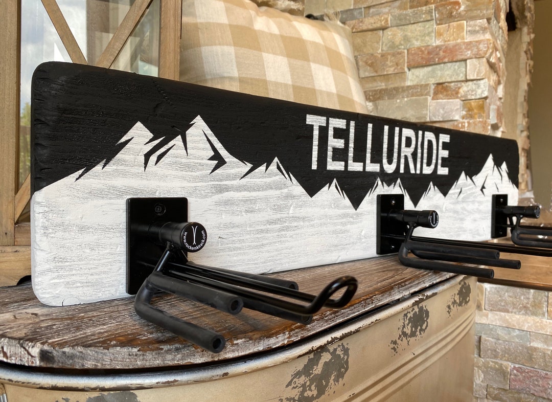 Personalized Ski Racks, Rocker Ski Rack Technology, Custom Cabin Decor ...