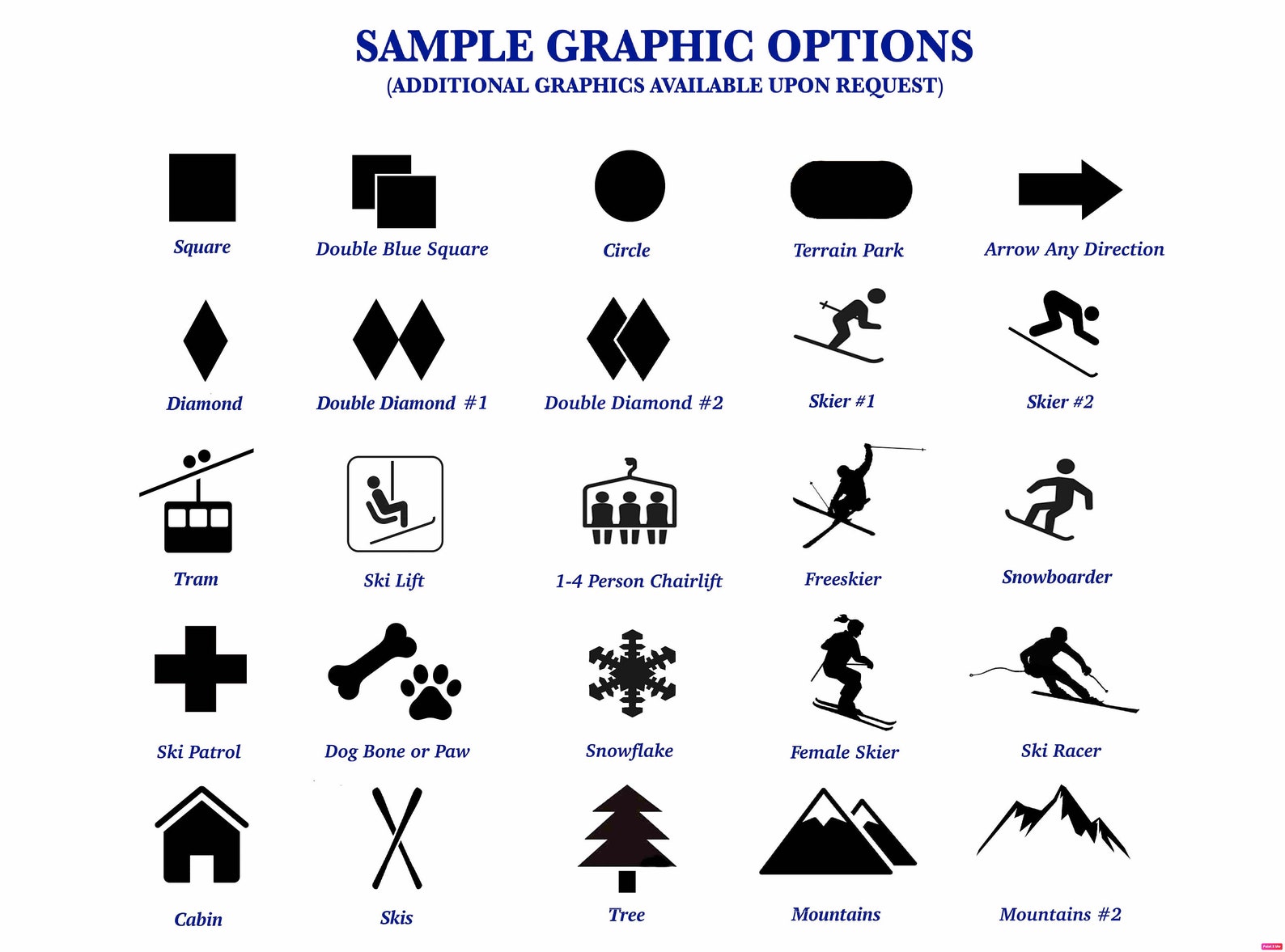 Personalized Rustic Ski and Snowboard Trail Signs Custom | Etsy