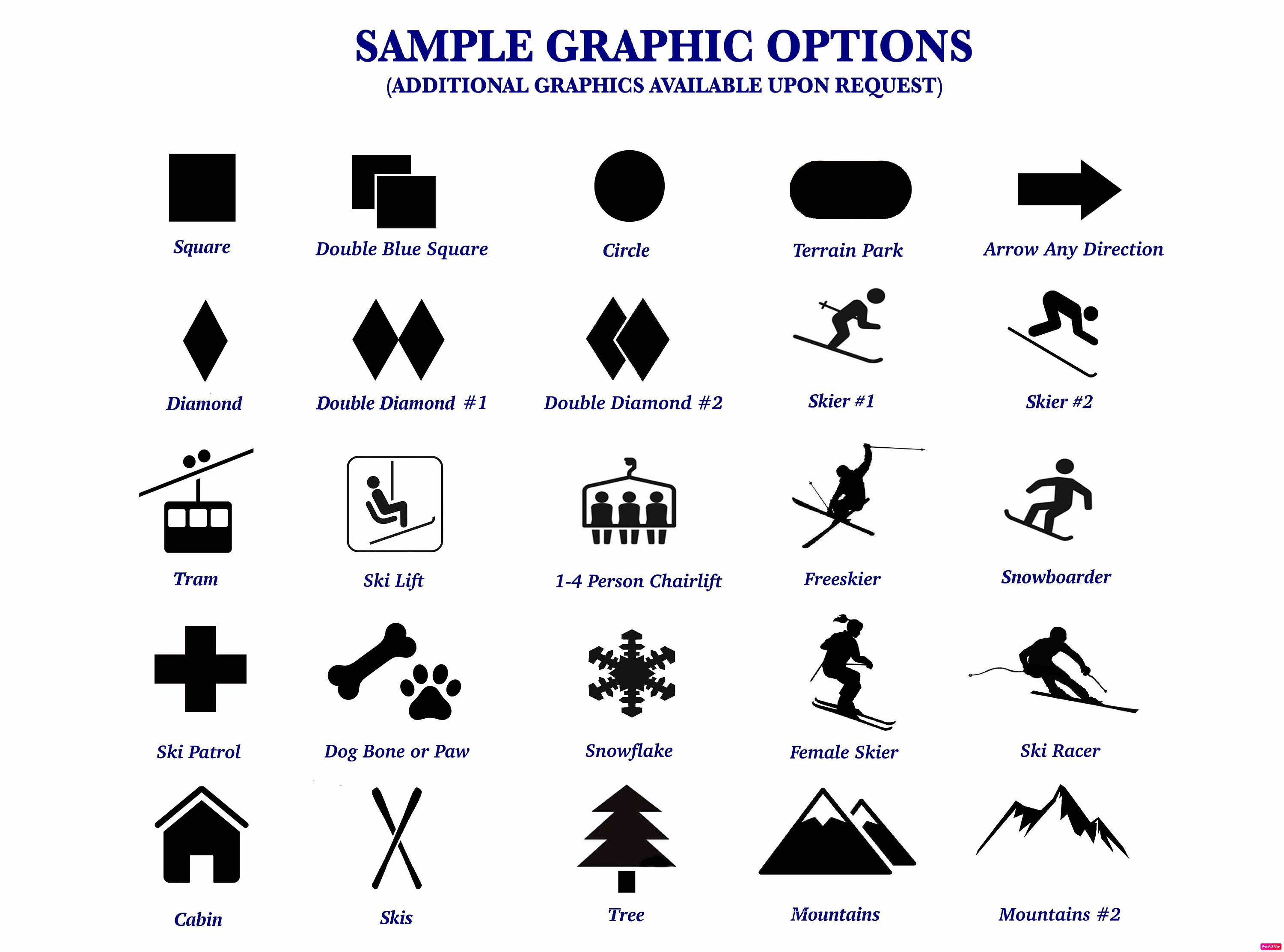 Personalized Rustic Ski and Snowboard Trail Signs Custom | Etsy