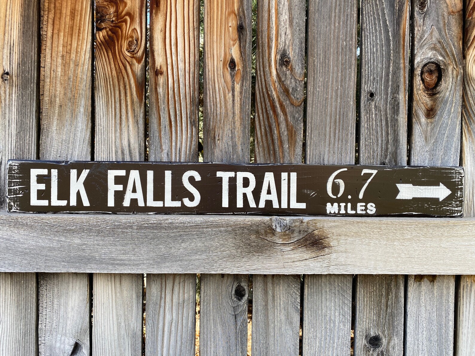 Personalized Rustic Hiking Trail Signs Custom Beach Sign | Etsy
